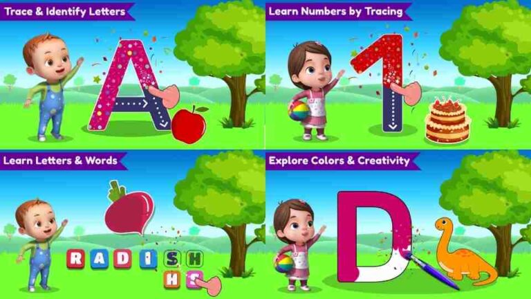 ABC Preschool Kids Tracing & Phonics Learning Games – Kids Learning Pod