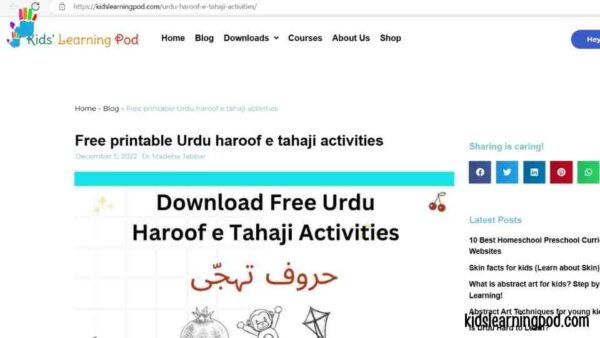 How to Learn Urdu? – Kids Learning Pod